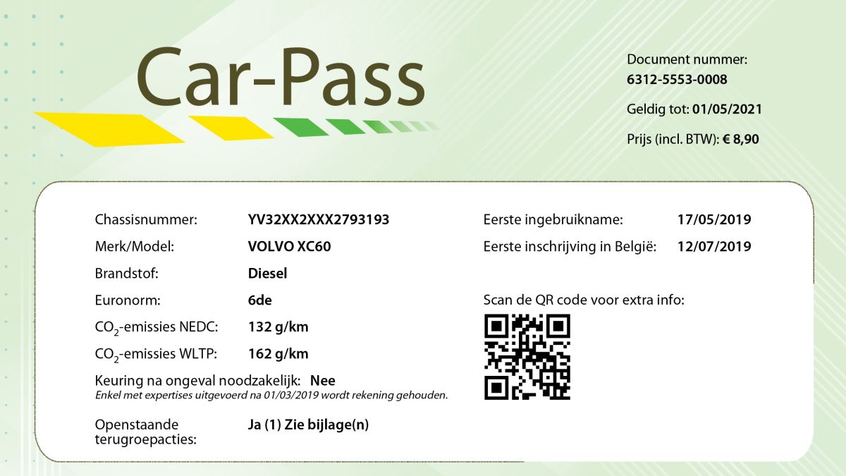 Een nieuwe Car-Pass in 2024 met nog preciezere gegevens - Business AM